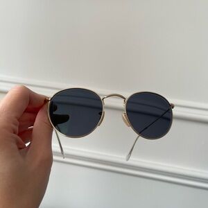 Ray-Ban | Accessories | Rayban Gold Frame Grey Lenses Sunglasses | Poshmark